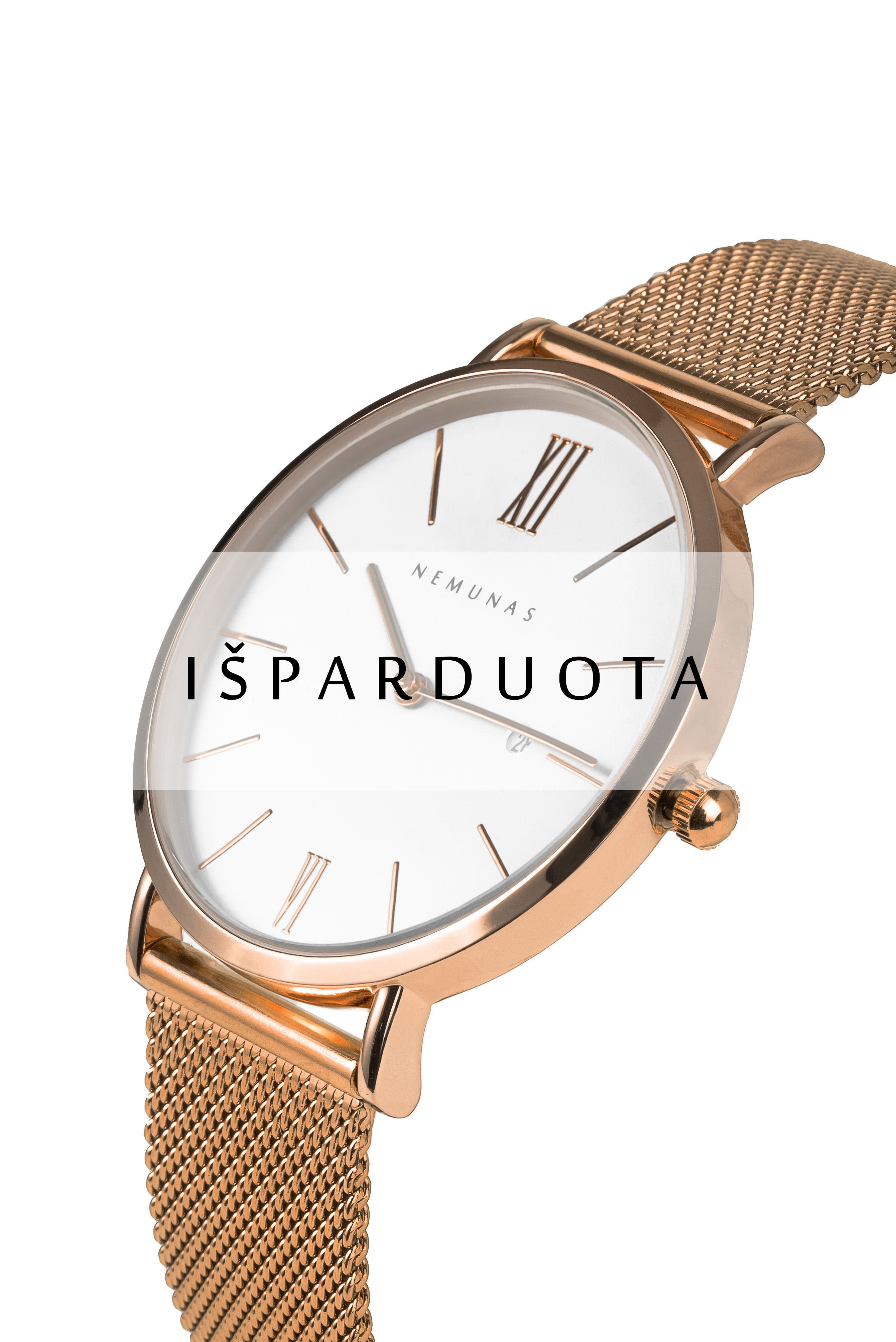 NEMUNAS „ŠERKŠNAS“ BALTAS, ROŽINIO AUKSO (SU DATA) – NERIS & NEMUNAS